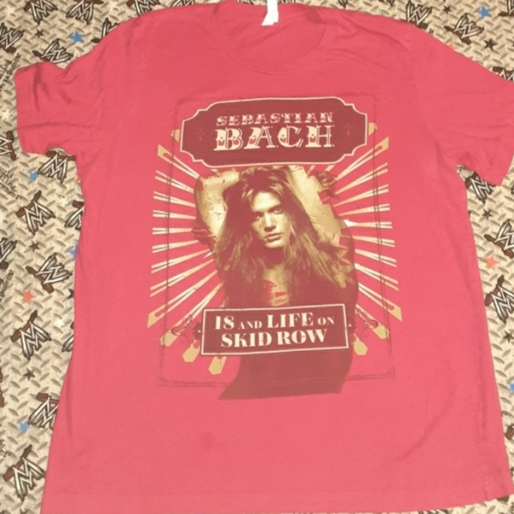 2017 Sebastian Back Skid Row Tour Shirt Rock Metal - Gem